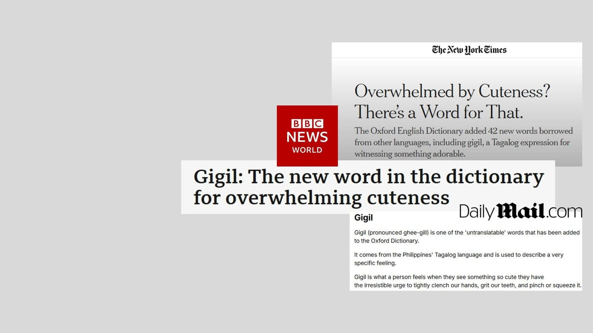Gigil added to the Oxford Dictionary!
