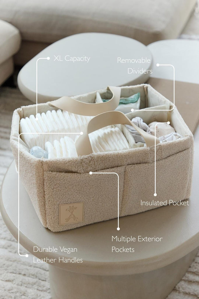 Teddy Nappy Caddy | Baby Changing Organiser | Gigil